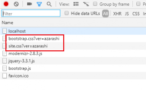 【ASP.NET MVC】BundleConfigで読み込むCSSやJSのファイル名に文字列を追加する方法 | ゴマちゃんフロンティア