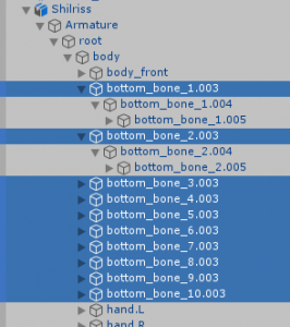 【開発日記】Unityでマイキャラの服に「DynamicBone」を入れてみたお話 | ゴマちゃんフロンティア
